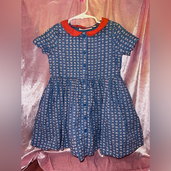 Mini Boden | Dresses | Mini Boden Blue Birds Dress | Poshmark